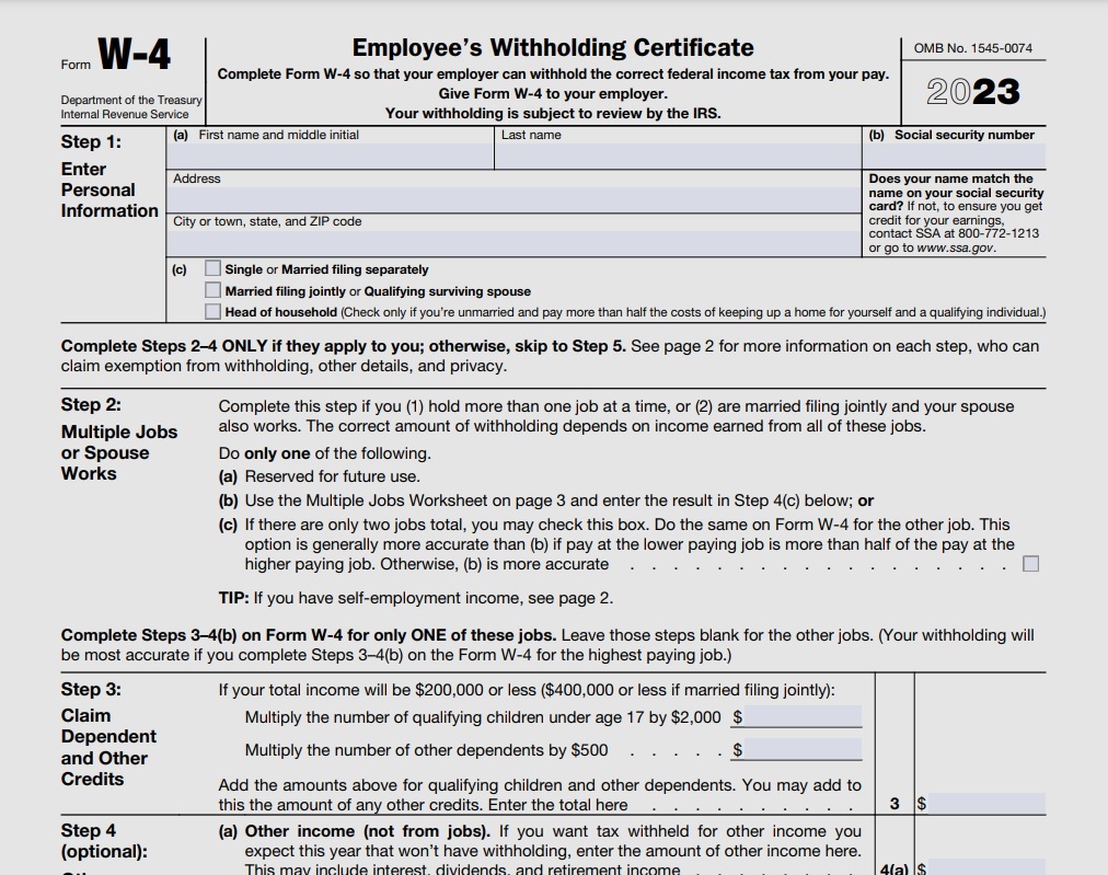 Colorado W4 Form 2023 Printable Forms Free Online