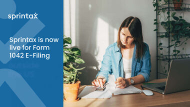 E-file form 1042 with Sprintax | How to file form 1042 electronically