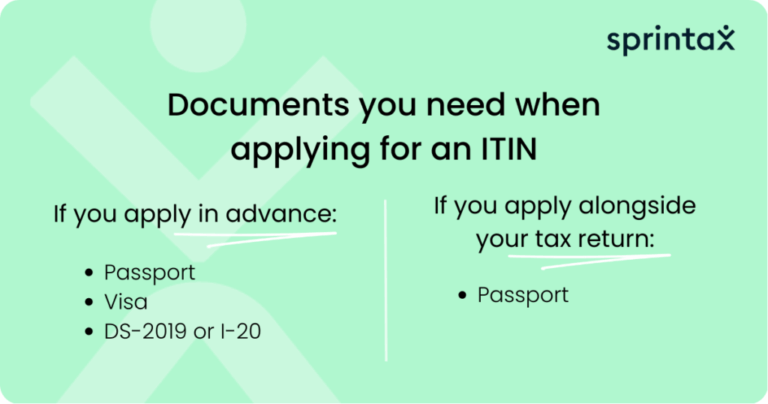 How to get ITIN number for a Nonresident alien before tax season